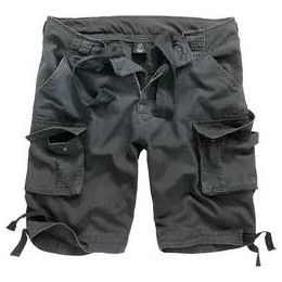 Stoffhose BRANDIT "Brandit Herren Urban Legend Cargo Shorts" Gr. 7XL, US-Größen, grau (charcoal) Herren Hosen