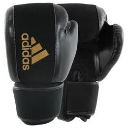 Boxhandschuhe Adidas PERFORMANCE "Boxing Gloves Washable" Gr. S, schwarz (schwarz, gold), Boxhandschuhe, S/M, Obermaterial: 100% Kunstleder