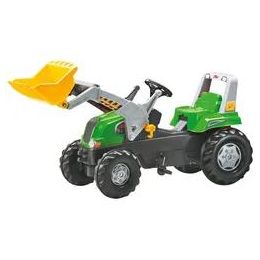 Tretfahrzeug Rolly Toys "Junior RT" Tretfahrzeuge grün Kinder Kindertraktor mit Lader