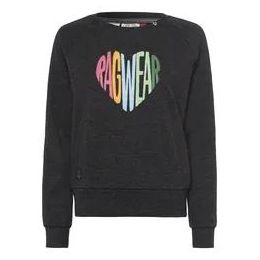 Sweater Ragwear "JOHANKA LOVE O" Gr. XL (42), schwarz Damen Sweatshirts im Rainbow Pride Look