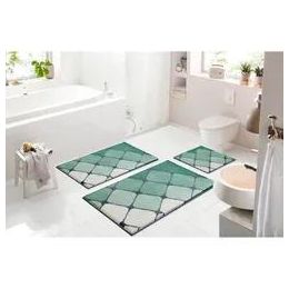 Badematte Grund Badematten Gr. rechteckig (70cm x 120cm),, grün