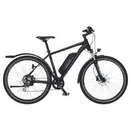 E-Bike Fischer FAHRRAD "TERRA 2.1 422" E-Bikes Gr. 48cm, 27,5 Zoll (69,85cm), schwarz (mattschwarz) Pedelec, Elektrofahrrad für Damen u. Herren