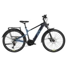 E-Bike Husqvarna E-BICYCLES "E-Trekkingbike Crosser 2" E-Bikes Gr. 52cm, 27,5 Zoll (69,85cm), blau (dark blue / light blue) Pedelec, Elektrofahrrad für Herren u. Damen