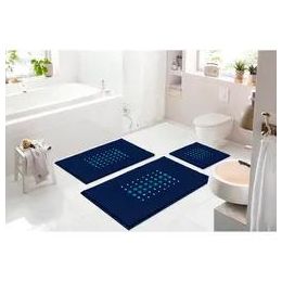 Badematte Grund Badematten Gr. rechteckig (70cm x 120cm),, blau