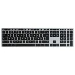 Satechi Tastatur "Slim X3 Bluetooth Keyboard-DE (German)", Tastaturen, grau (anthrazit)B:42cm H:11cm T:1cm