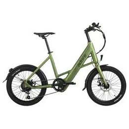 E-Bike Adore "C-200" E-Bikes Gr. 42cm, 20 Zoll (50,80cm), grün (metallic-grün matt) Pedelec, Elektrofahrrad für Damen u. Herren