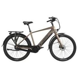 E-Bike Adore "CX-290" E-Bikes Gr. 44cm, 28 Zoll (71,12cm), braun (bronze matt) Pedelec, Elektrofahrrad für Damen u. Herren