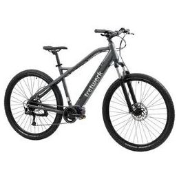 E-Bike Tretwerk "Commander" E-Bikes Gr. 51cm, 29 Zoll (73,66cm), grau (anthrazit) Pedelec, Elektrofahrrad für Damen u. Herren, MTB