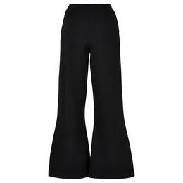 Jogginghose Urban Classics "Urban Classics Damen Ladies Organic Ultra Wide Sweat Pants" Gr. M, US-Größen, schwarz (black) Damen Hosen