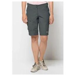 Funktionsshorts Jack Wolfskin "TOURER SHORTS W" Gr. 34, Normalgrößen, grün (slate-green) Damen Hosen