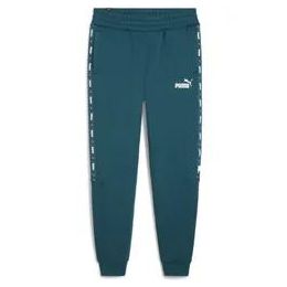 Trainingshose Puma "ESS+ TAPE SWEATPANTS FL CL" Gr. XL, N-Gr, grün (cold green) Herren Hosen