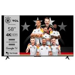 E (A bis G) TCL LED-Fernseher Fernseher Gr. 58, schwarz (titan-anthrazit)