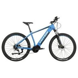 E-Bike Totem "Maurice Pro" E-Bikes Gr. 48cm, 29 Zoll (73,66cm), blau Pedelec, Elektrofahrrad für Damen u. Herren, MTB