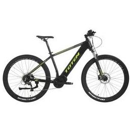 E-Bike Totem "Maurice Pro" E-Bikes Gr. 48cm, 29 Zoll (73,66cm), grau (schwarz) Pedelec, Elektrofahrrad für Damen u. Herren, MTB