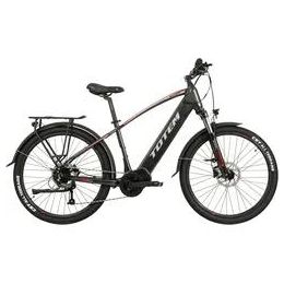 E-Bike Totem "M715" E-Bikes Gr. 46cm, 27,5 Zoll (69,85cm), schwarz Pedelec, Elektrofahrrad für Herren