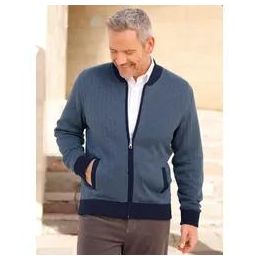 Strickjacke Marco Donati Gr. 60/62, blau (marine-gemustert) Herren Strickjacken