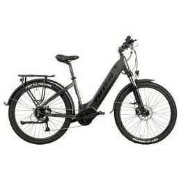 E-Bike Totem "DLT-40" E-Bikes Gr. 45cm, 29 Zoll (73,66cm), grau (anthrazit) Pedelec, Elektrofahrrad für Herren