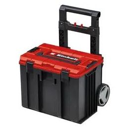 Einhell Werkzeugtrolley "E-Case L" Aufbewahrungsboxen inkl. Koffer für universelle Aufbewahrung von Werkzeug und Zubehör rot (rot, schwarz)