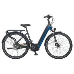 E-Bike Prophete "Geniesser eSUV" E-Bikes Gr. 48 cm, 28 Zoll (71,12 cm), schwarz (schwarz, blau) Pedelec, Elektrofahrrad für Damen u. Herren