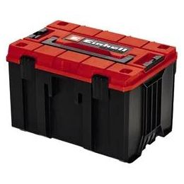 Einhell Werkzeugkoffer "E-Case M" Aufbewahrungsboxen inkl. Koffer für universelle Aufbewahrung von Werkzeug und Zubehör rot (rot, schwarz)