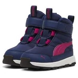 Stiefel Puma "Puma Evolve Klein Kinder" Gr. 22, blau (persian blue magenta gleam pink) Kinder Schuhe