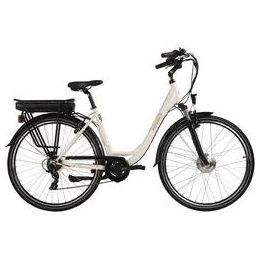 E-Bike HOLLANDIA "Lido" E-Bikes Gr. 49cm, 28 Zoll (71,12cm), weiß Pedelec, Elektrofahrrad für Damen u. Herren