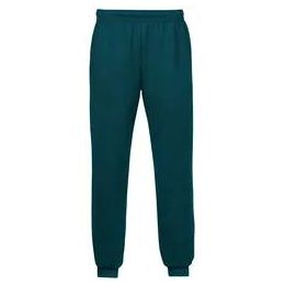 Sweathose TRIGEMA "TRIGEMA Jogginghose" Gr. XL, US-Größen, blau (saphir), Damen, 70% Baumwolle, 30% Polyester, Hosen