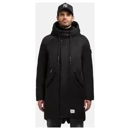 Kurzmantel Khujo "Anth-YM" Gr. XL (54), schwarz Herren Mäntel Sportlicher kurzer Wintermantel