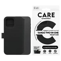 CARE BY PANZERGLASS Handyhülle "Case Feature Tango 2-in-1 Wallet Case Apple iPhone 16 Pro Max" Hüllen Backcover, Schutzhülle, Handyschutzhülle, Case, Schutzcase, stoßfest schwarz