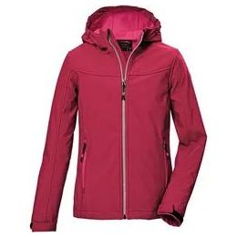 Softshelljacke Killtec "KOW 349 GRLS SFTSHLL JCKT" Gr. 176, lila (himbeere) Kinder Jacken