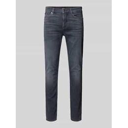 BOSS Slim Fit Jeans mit Label-Detail Modell 'Delaware'