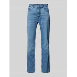 BOSS Regular Fit Jeans mit Label-Detail Modell 'Maine'