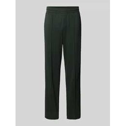 Armani Exchange Regular Fit Sweatpants mit fixierten Bügelfalten