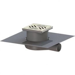Kessel Bodenablauf Der Ultraflache 54 DN 50 Designrost, mit Lock & Lift und Megastop