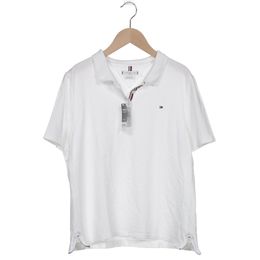 Tommy Hilfiger Damen Poloshirt, weiß, Gr. 46