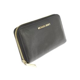 Michael Michael Kors Damen Portemonnaie, schwarz, Gr.