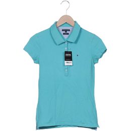 Tommy Hilfiger Damen Poloshirt, türkis, Gr. 36