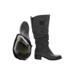 Rieker Damen Stiefel, grau, Gr. 36