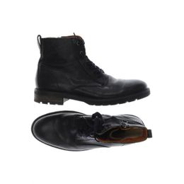 Tommy Hilfiger Herren Stiefel, schwarz, Gr. 43