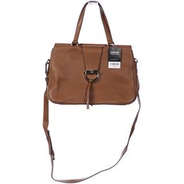 Abro Damen Handtasche, braun, Gr.