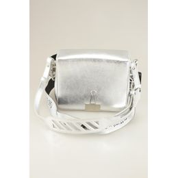 Off White Damen Handtasche, silber, Gr.