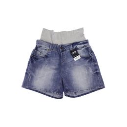 MAMALICIOUS Mama Licious Damen Shorts, blau, Gr. 30