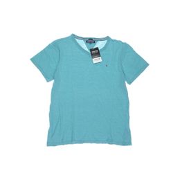 Tommy Hilfiger Herren T-Shirt, türkis, Gr. 176