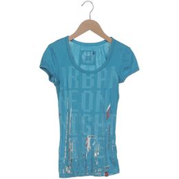 EDC by Esprit Damen T-Shirt, blau, Gr. 36