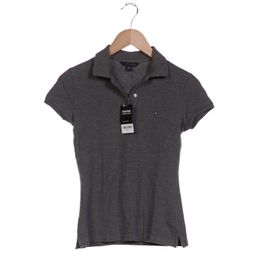 Tommy Hilfiger Damen Poloshirt, grau, Gr. 34