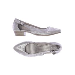 Jana Damen Pumps, silber, Gr. 36