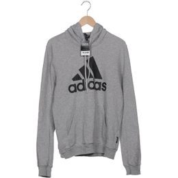 Adidas Herren Kapuzenpullover, grau, Gr. 48