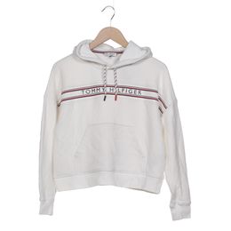 Tommy Hilfiger Damen Kapuzenpullover, weiß, Gr. 36