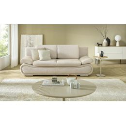 Höffner Schlafsofa Verdena ¦ creme ¦ Maße (cm): B: 210 H: 84 T: 90