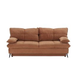 bobb Schlafsofa Alessia de Luxe ¦ kupfer ¦ Maße (cm): B: 207 H: 95